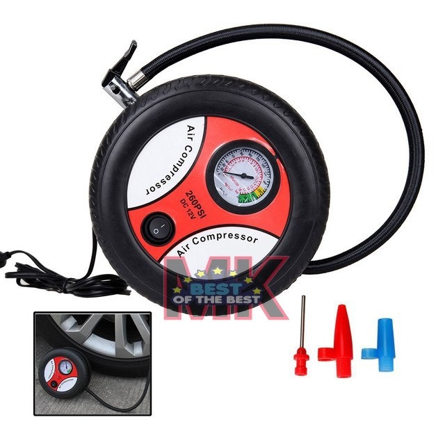 tayar kereta﹢spray gun﹢ Portable Mini Tire Car Pump Inflator Compressor ...