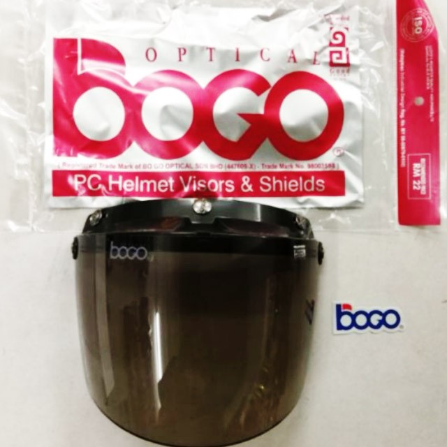 BOGO Motorcycle Helmet Visor Tinted / Clear | Shopee Malaysia
