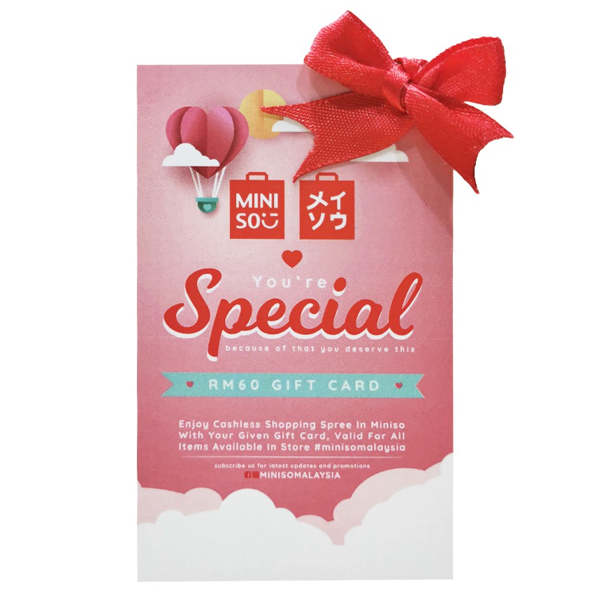MINISO Special Gift Card | Shopee Malaysia