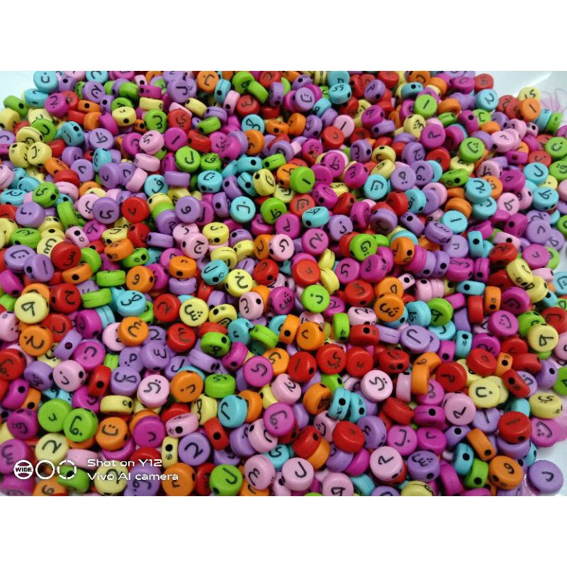 (D5) 200++ pcs Abjad Jawi. Beads Huruf Jawi. Alphabet Jawi. Alphabet ...