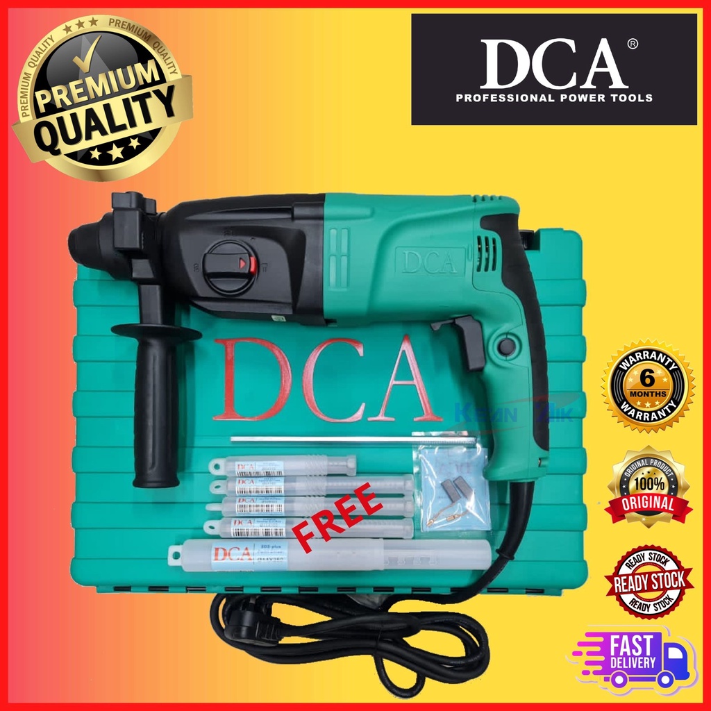 DCA Rotary Hammer Drill AZC05-26B 720w 26mm/ EUROHIT 950W Rotary Hammer ...