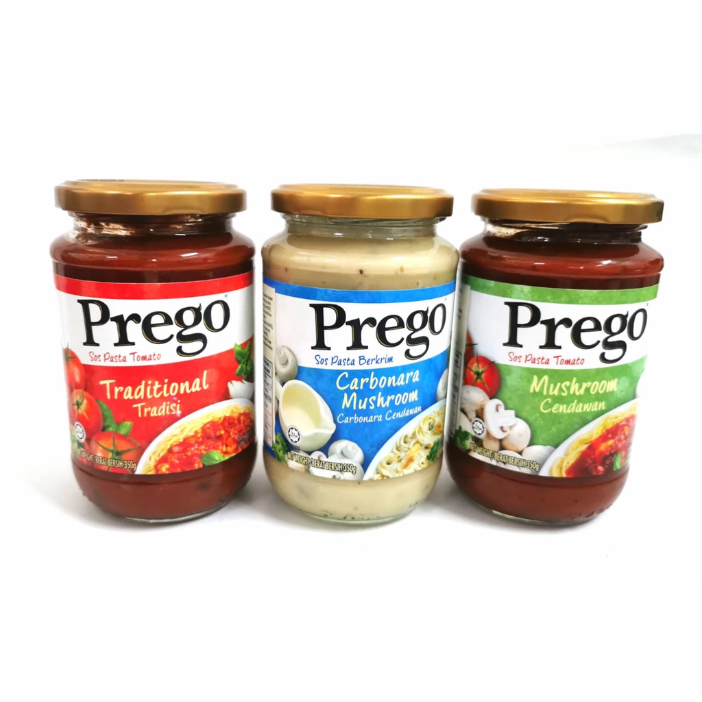 Prego Pasta Sauce Bolognese/Carbonara/Mushroom/Tomato-350g/Prego Sos ...