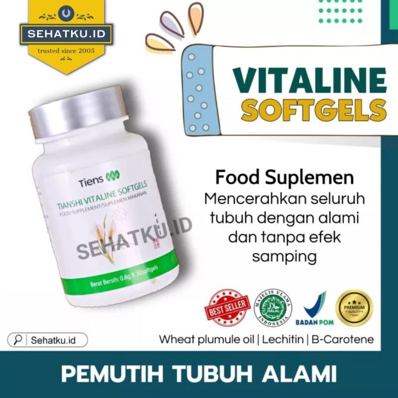 MATA Vitaline [5 Softgel] TIENS NATURAL HERBAL SKIN WHITENING SAFE BPOM ...
