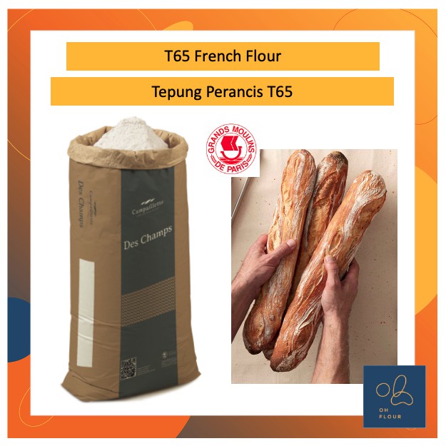 T65 High Protein French Flour Campaillette Des Champs | Shopee Malaysia