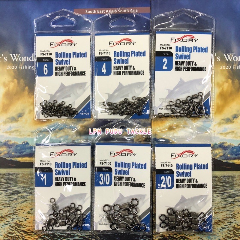 FIXORY FS-7110 ROLLING PLATED SWIVEL | Shopee Malaysia