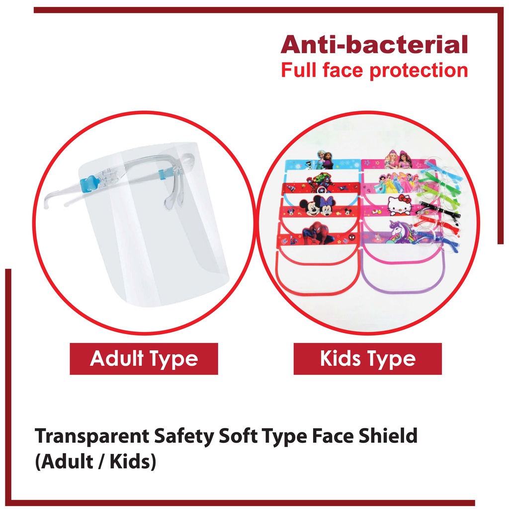 [READY STOCK] Oversized Full Face Shield Large Mirror Acrylic ...