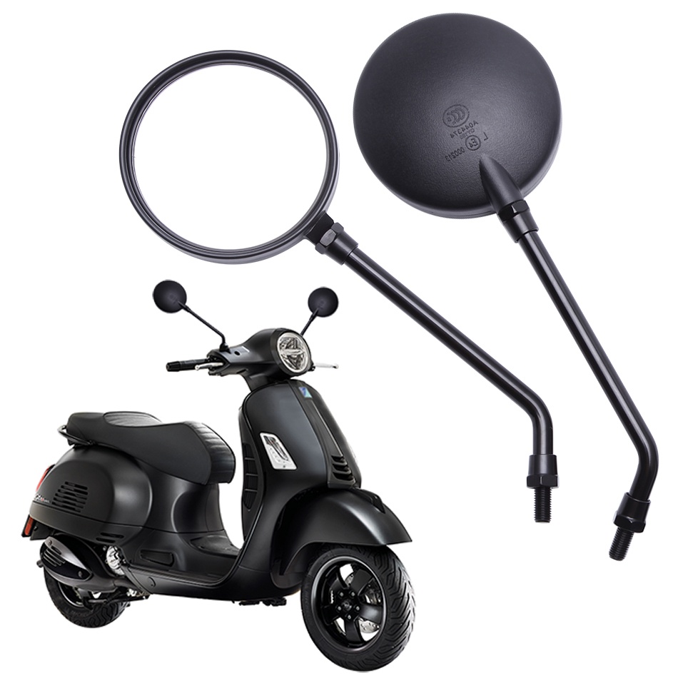 Motorcycle Electric Scooter Side Rear View Rearview Mirror Round ...