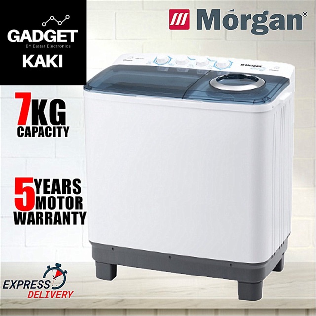 Morgan 7KG Semi Auto Washing Machine MWM-1370SA | Shopee Malaysia