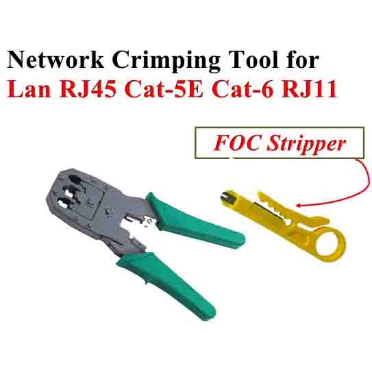 Network cable Crimping Tool Kits Lan RJ45 Crimping Pliers Network tools ...