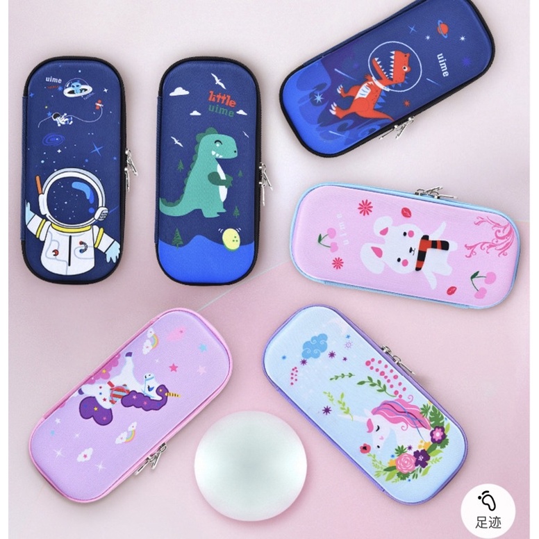 Girls Kids Cartoon Pencil Case Children Kids Duffel Cute EVA Pencil ...