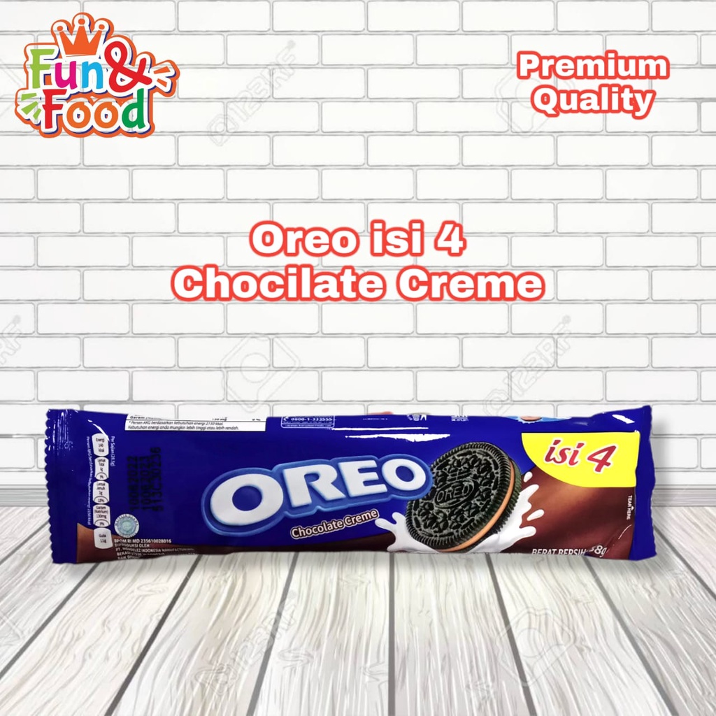 Oreo Sandwich Chocolate Creme 38gr / Oreo Chocolate Cream Biscuits ...