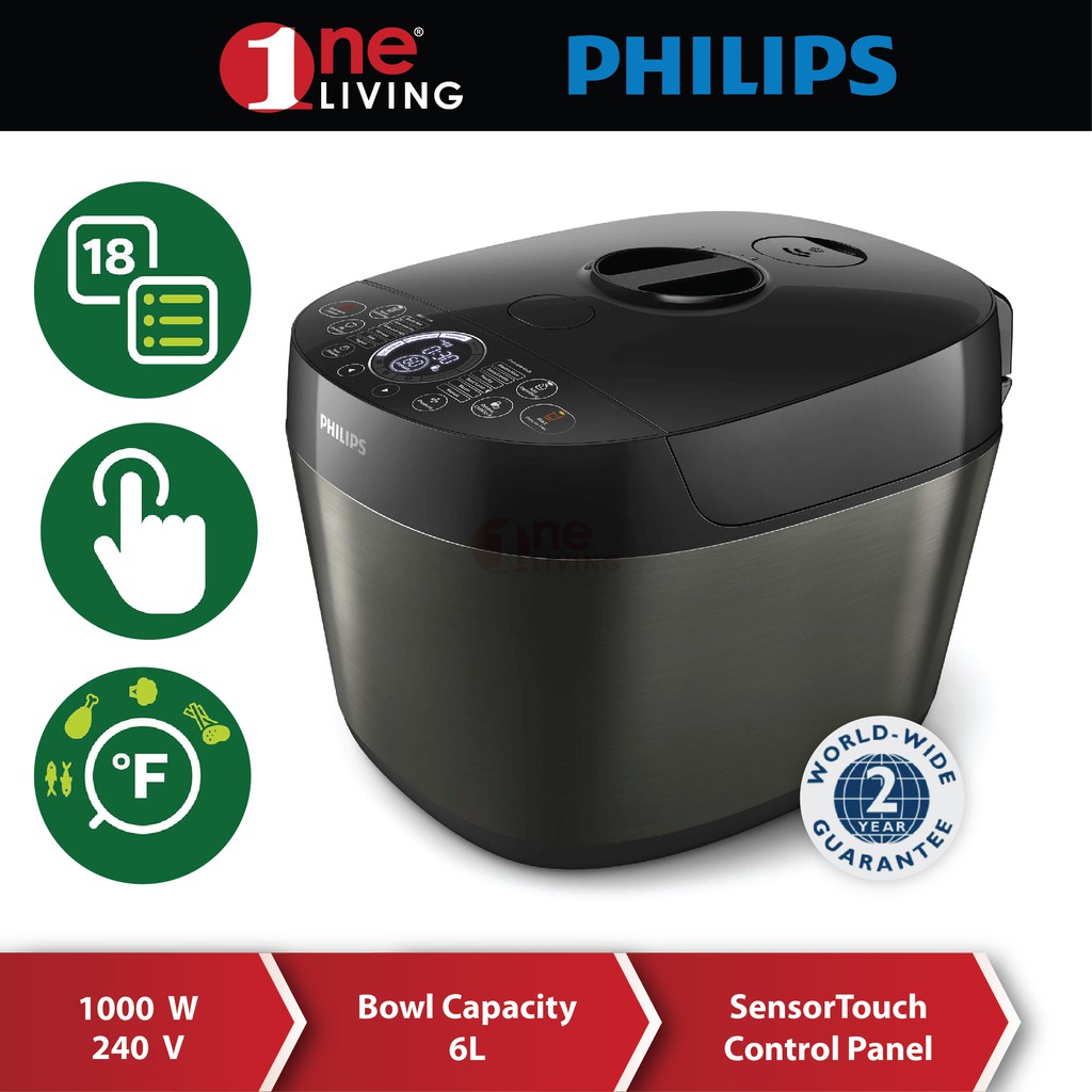 Philips Deluxe Collection All-In-One Multi Cooker HD2145 (HD2145/62 ...