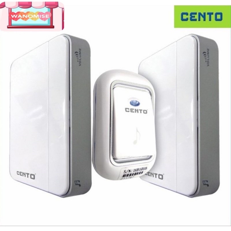 Wireless Doorbell Chime With Clear Sound IP44 Waterproof CENTO DUAL ...