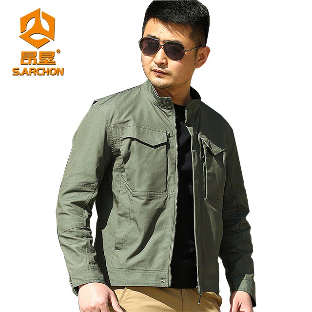 Tactical jacket Outdoor Storm Jacket Men's Waterproof Scratch Resistant ...