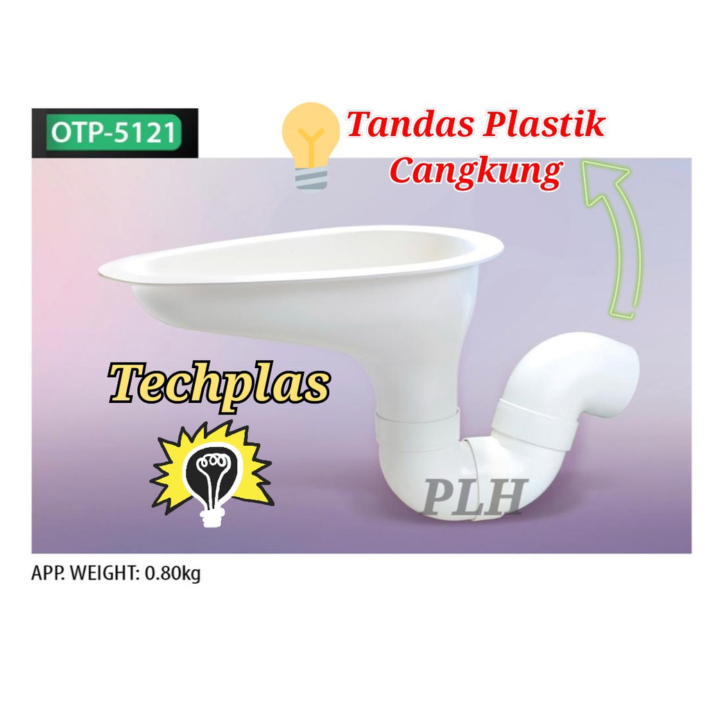 Tandas Plastik Cangkung / Mangkuk Tandas Plastik / Plastic Toilet Bowl Squatting Pan TECHPLAS ...