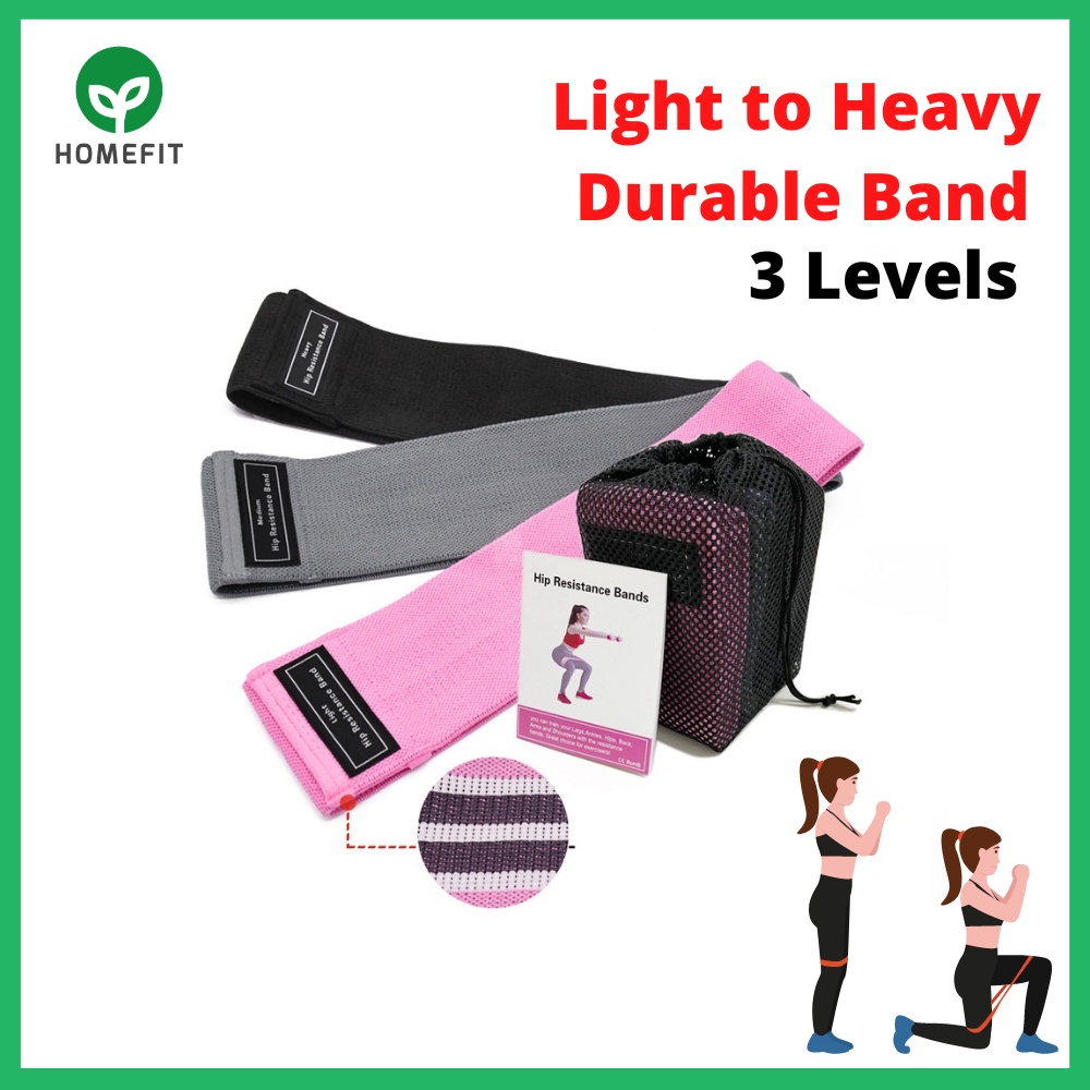 Glute Resistance Band Hip Rotation Exercise Strength gym slim | Shopee ...