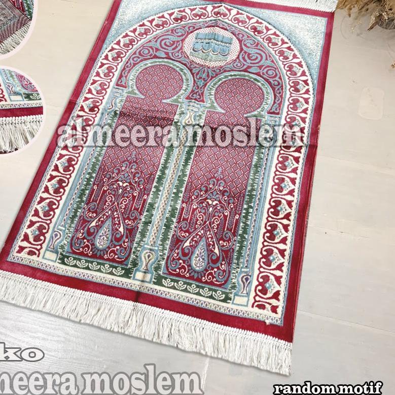 Adult Turkish Prayer Mat Thick And Soft Material Prayer Supplies ...