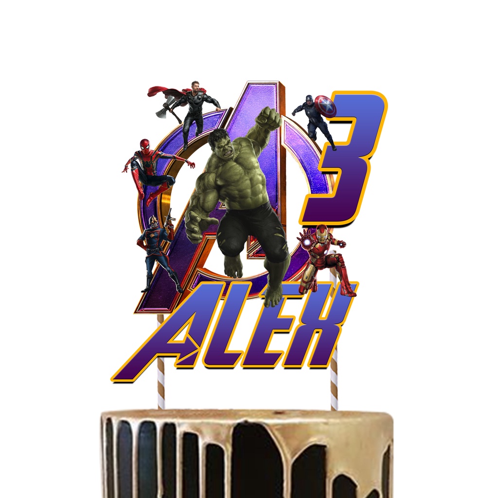 AVENGERS CAKE TOPPER | Shopee Malaysia