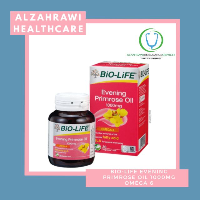 BIO-LIFE EVENING PRIMROSE OIL 1000MG (04/2021) | Shopee Malaysia