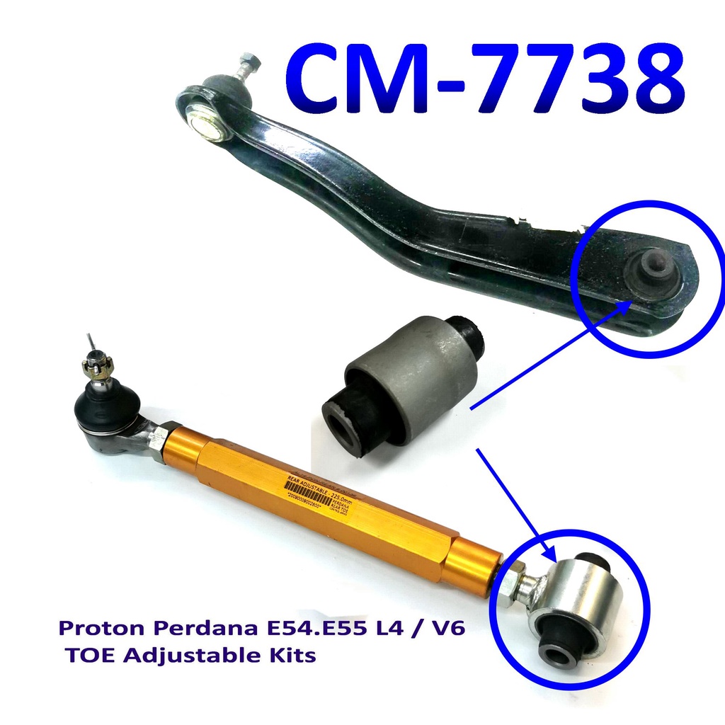 Proton Perdana L4.V6 E54.E55 Rear Toe Adjustable Lower Arms Replacement ...