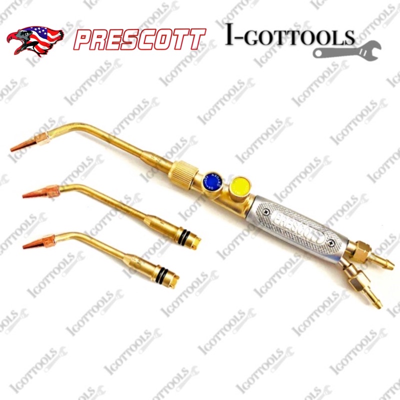 PRESCOTT (PWD-18) Japanese Type Jet Torch Gas Welding Tools Oxygen ...