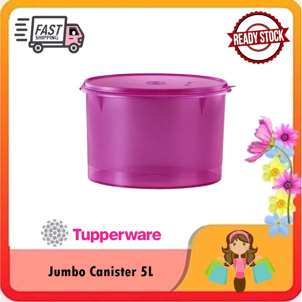 Tupperware Jumbo Canister 5L | Shopee Malaysia
