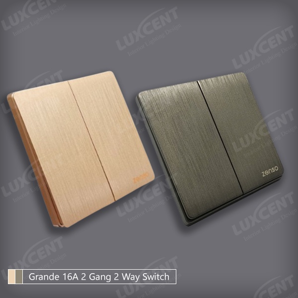 ZENSO Grande Wall Switch & Socket Suis 20A 1/2/3/4 Gang 1/2 Way ...