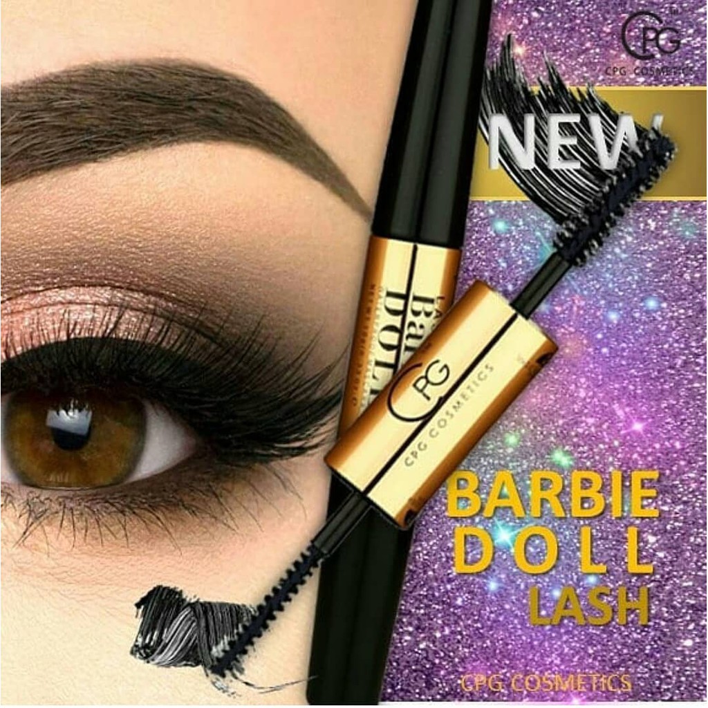 CPG MASCARA BARBIE DOLL LASH WATERPROOF (DUO BRUSH) | Shopee Malaysia