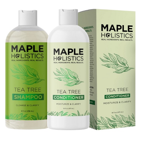 [ iiMONO ] Maple Holistics Pure Tea Tree Oil Shampoo | Conditioner ...