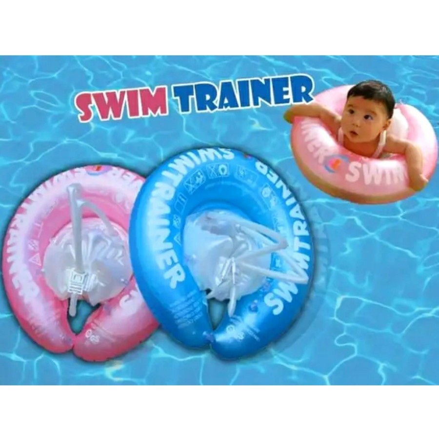 Swimtrainer Swimming Tire Buoy Swim Trainer Baby Float Baby Kids Pink ...