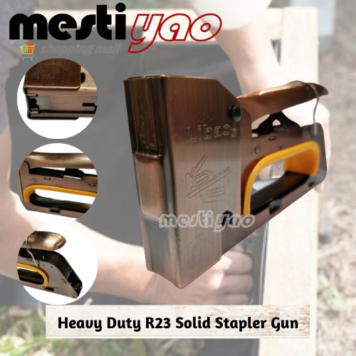 Heavy Duty R23 Solid Stapler Gun Tacker Fineline Ergonomic/Stapler ...