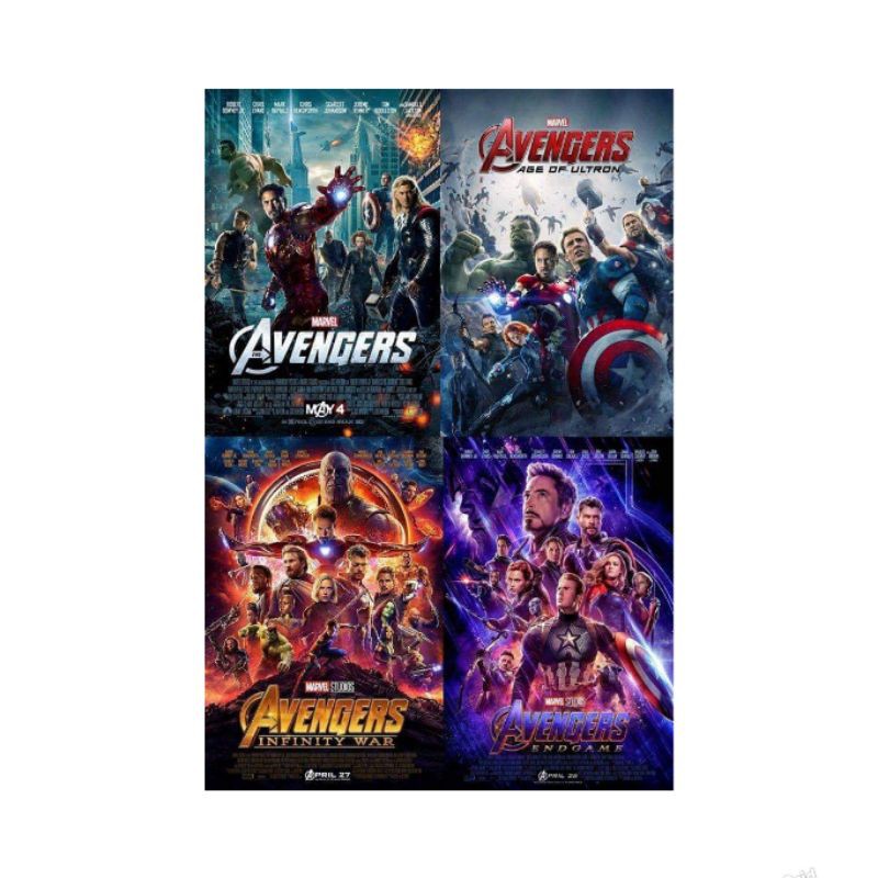 Avenger 1-4 COMPLETE Movie Cassette | Shopee Malaysia
