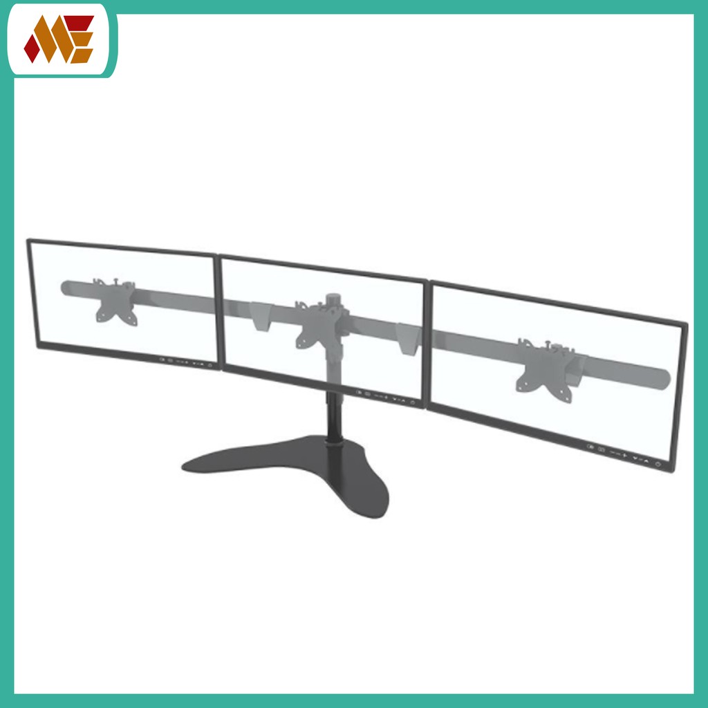 Triple in Row Monitor Arm/TV/LED/LCD With Height Adjustment Suitable ...