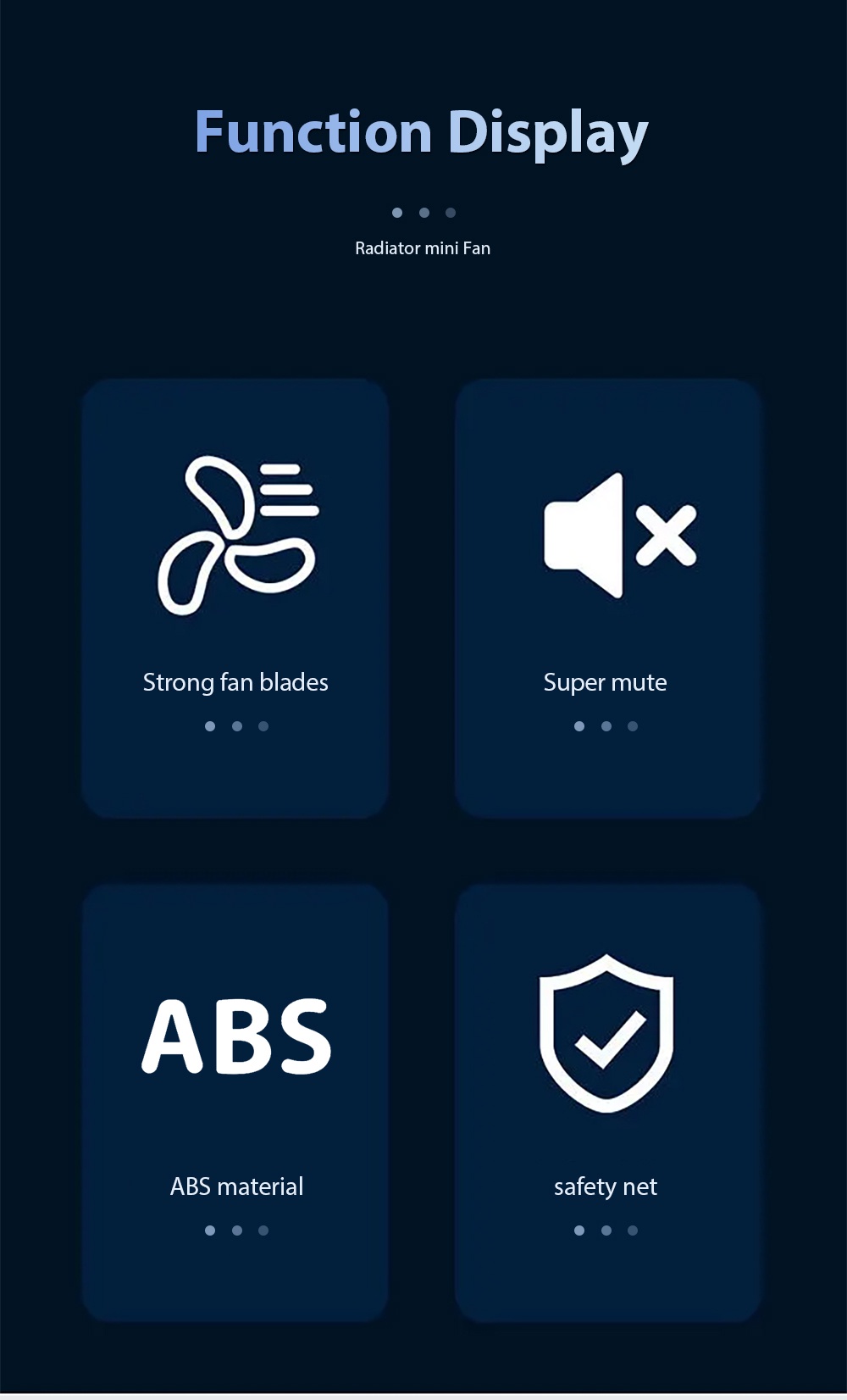 7200 min/r Mini Cooling Fan for Android TV BOX Set Top Box Wireless ...