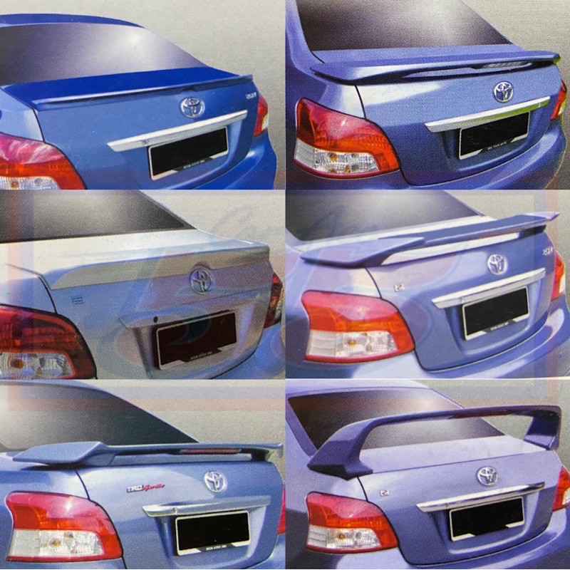 VIOS NCP93 Oem Trd V3 Type R Spoiler 2008 2009 2010 2011 2012 2013 ...