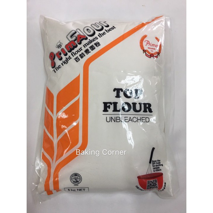 PRIMA TOP FLOUR 1KG (UNBLEACHED) | Shopee Malaysia