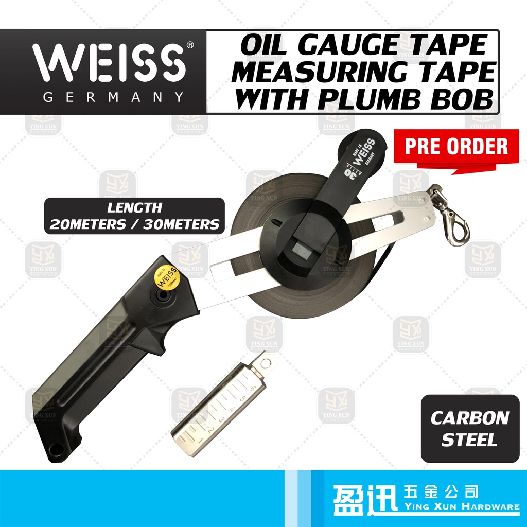 [Pre-Order] Weiss Bandmab Carbon Steel Oil Gauging Tape Oil Tank ...
