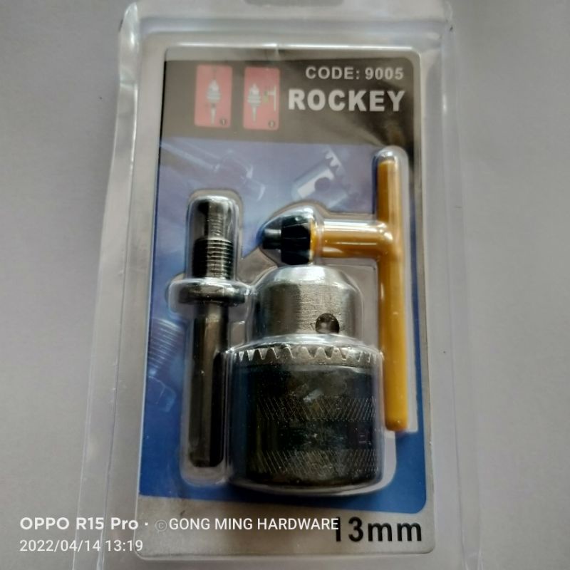 READY STOCK（100%Original）ROCKEY 13mm 1/2'' 20 UNF Drill Chuck with ...
