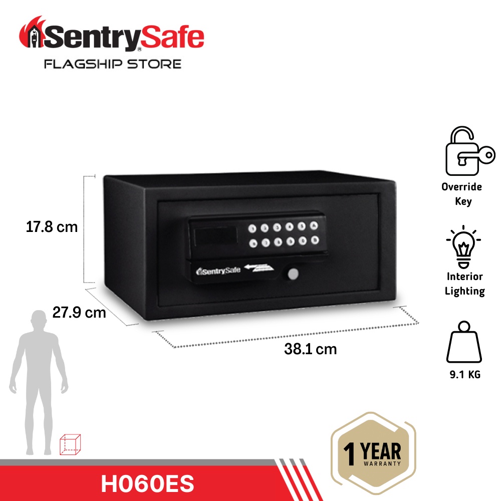 SentrySafe - SentrySafe H060ES Card Swipe Security Safe | Shopee Malaysia