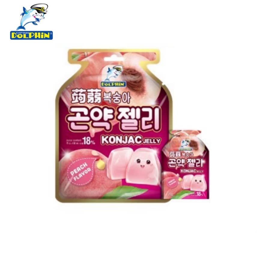 Captain Dolphin Konjac Jelly "Halal" with Nata De Coco 200g 300g (20gx 15pcs) | Shopee Malaysia