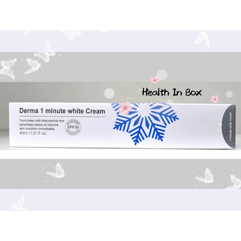 Derma 1 Minute White Cream 40ml (Made In Korea) | Shopee Malaysia