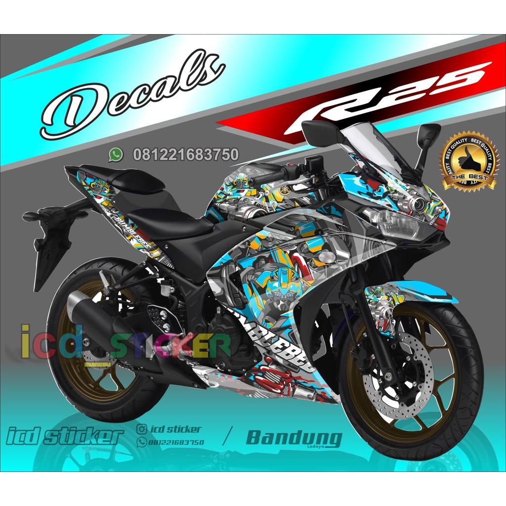 Sticker Variation R25 BUMBLBEE/DECAL R25 FULL BODY | Shopee Malaysia