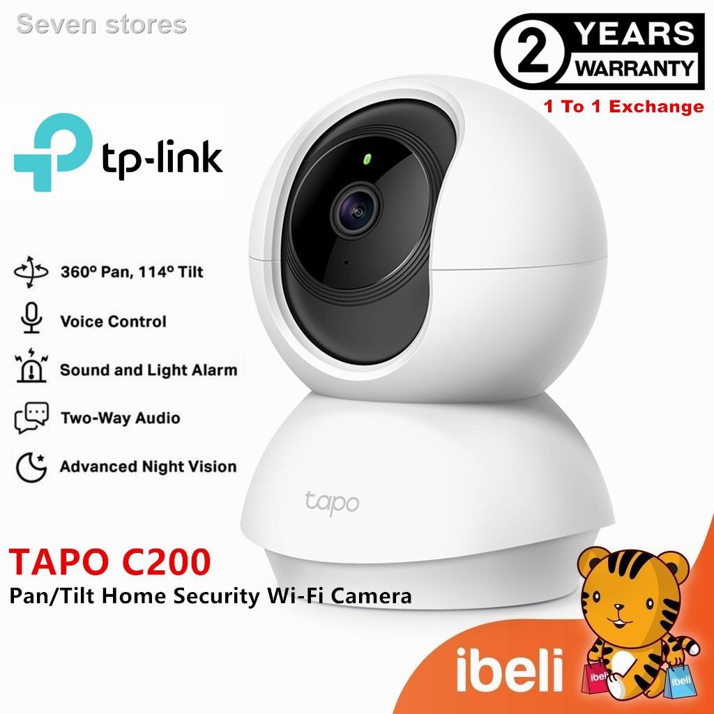 卍 TP-Link WiFi Camera Tapo TC70/TC60 1080HD Full HD IP Camera/Pan Tilt Home Security C100/C200 ...
