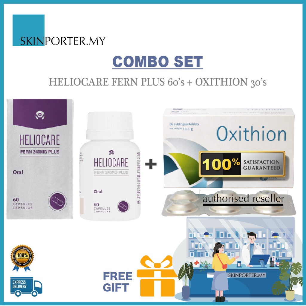 SKINPORTER (COMBO SET) Oxithion 30's + Heliocare Fern Plus 60's (For ...