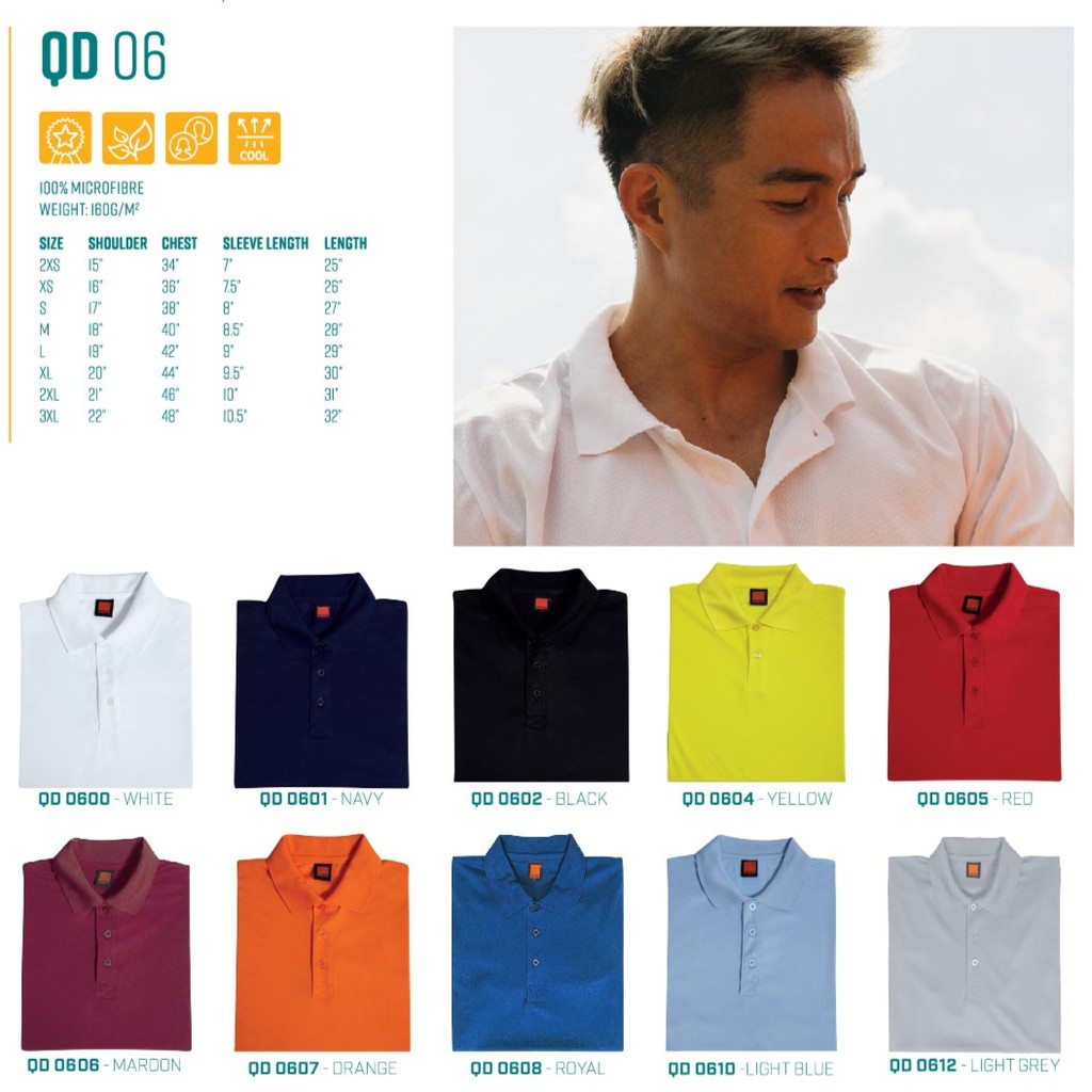 Quick Dry Polo Tee - with your name (customise / specialised) | Shopee ...