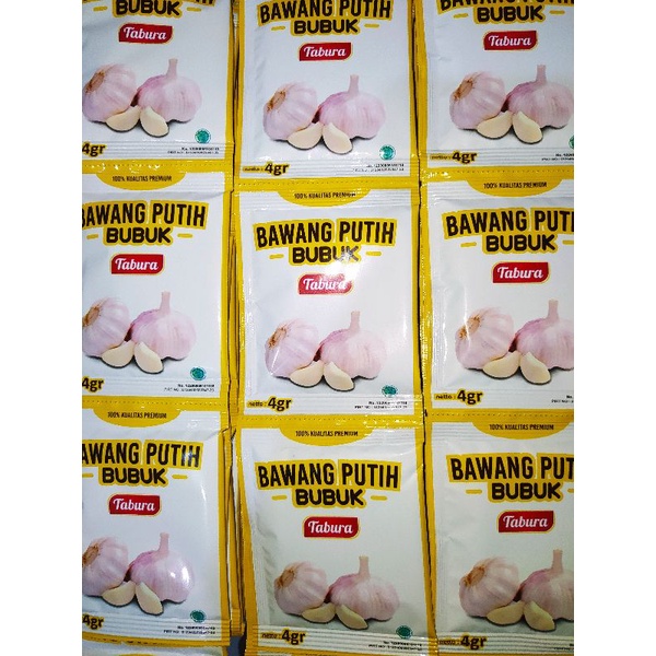 PUTIH Tabura garlic powder 1 string contains 12 sachets | Shopee Malaysia