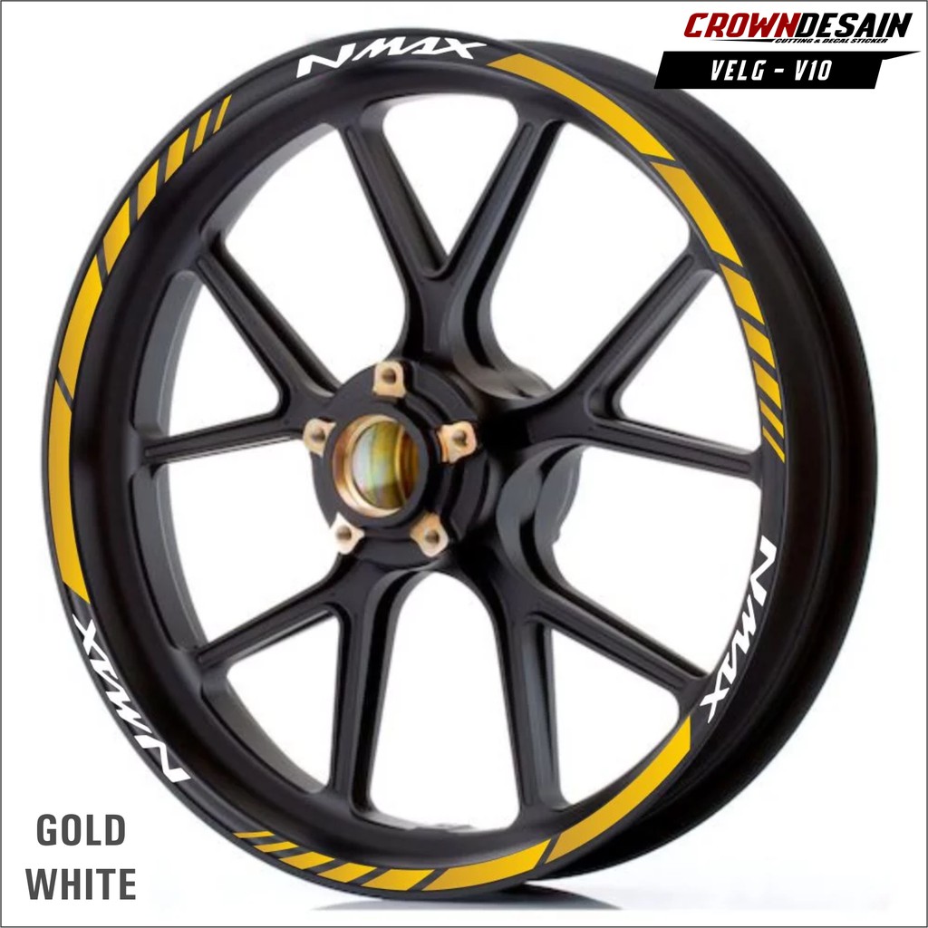 Yamaha nmax Rims sticker yamaha custom racing Lis Rims yamaha nmax ...