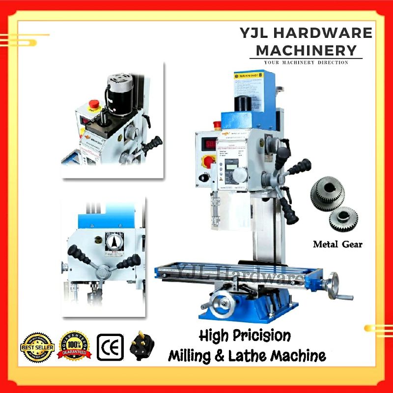 YJL - High Pricision Brushless Milling & Drilling &Lathe Machine Metal ...