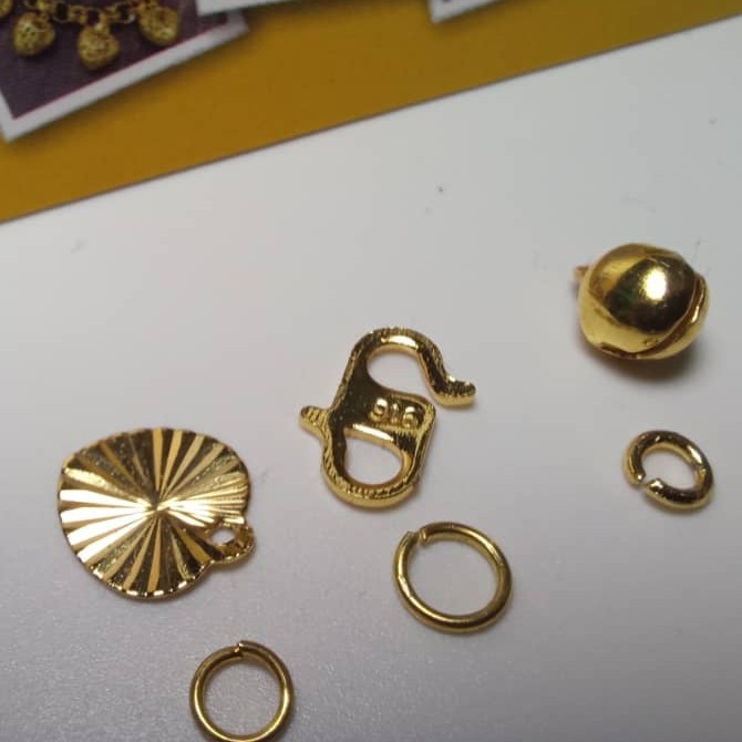 Cangkuk S 💋COP 916 FREE DAUN LOCENG / SET 3IN1 S HOOK , BELL 💥 ...