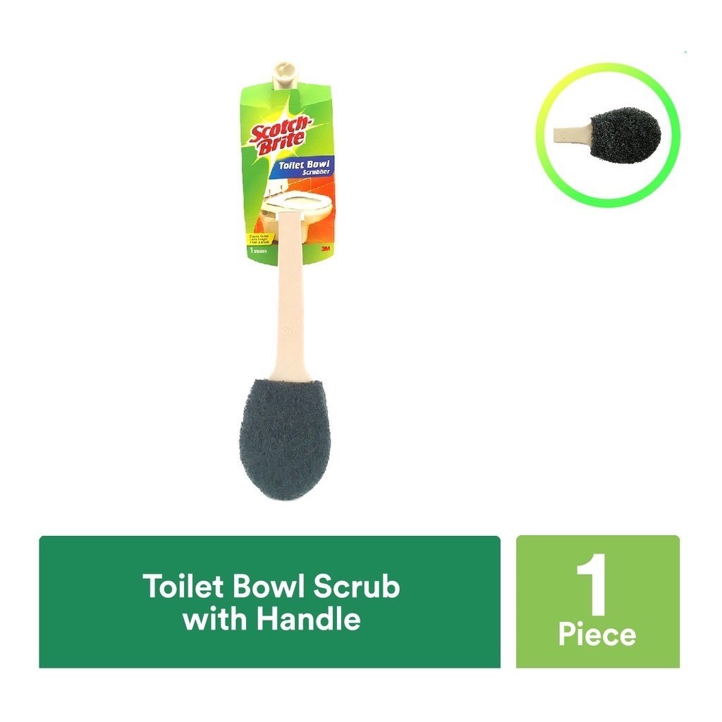 3M Scotch Brite Toilet Bowl Scrub with Handle(1 pc) | Shopee Malaysia